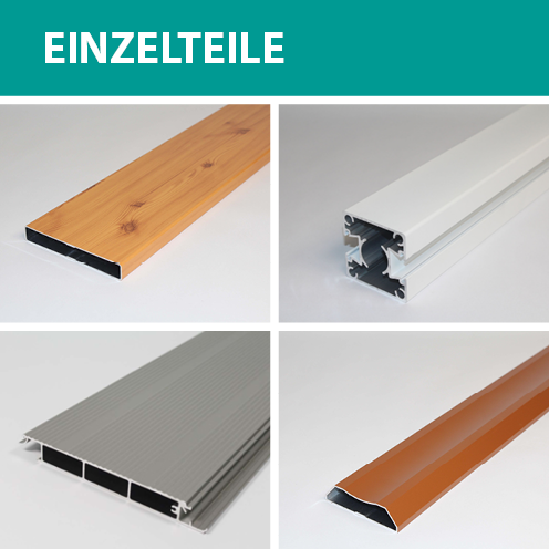 Einzelteile & Zubehör aus Aluminium, Balkongeländer, Gartenzäune ...
